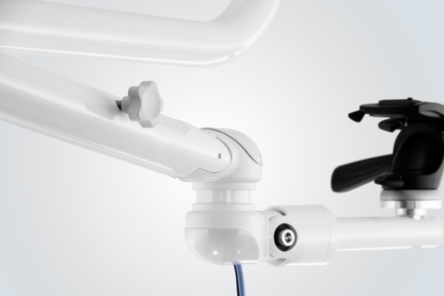 Camera arm for ceiling installation